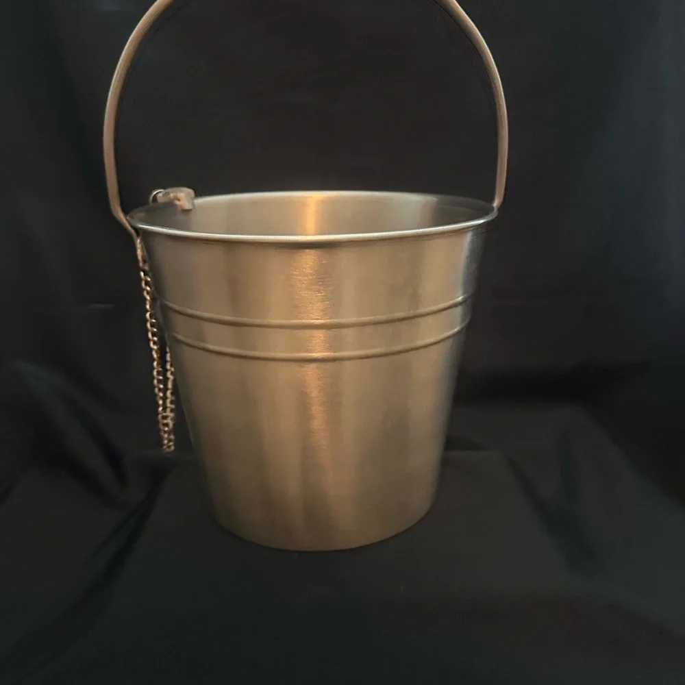 Pottery Barn | Dining | Pottery Barn Metal Ice Bucket With Bottle ...